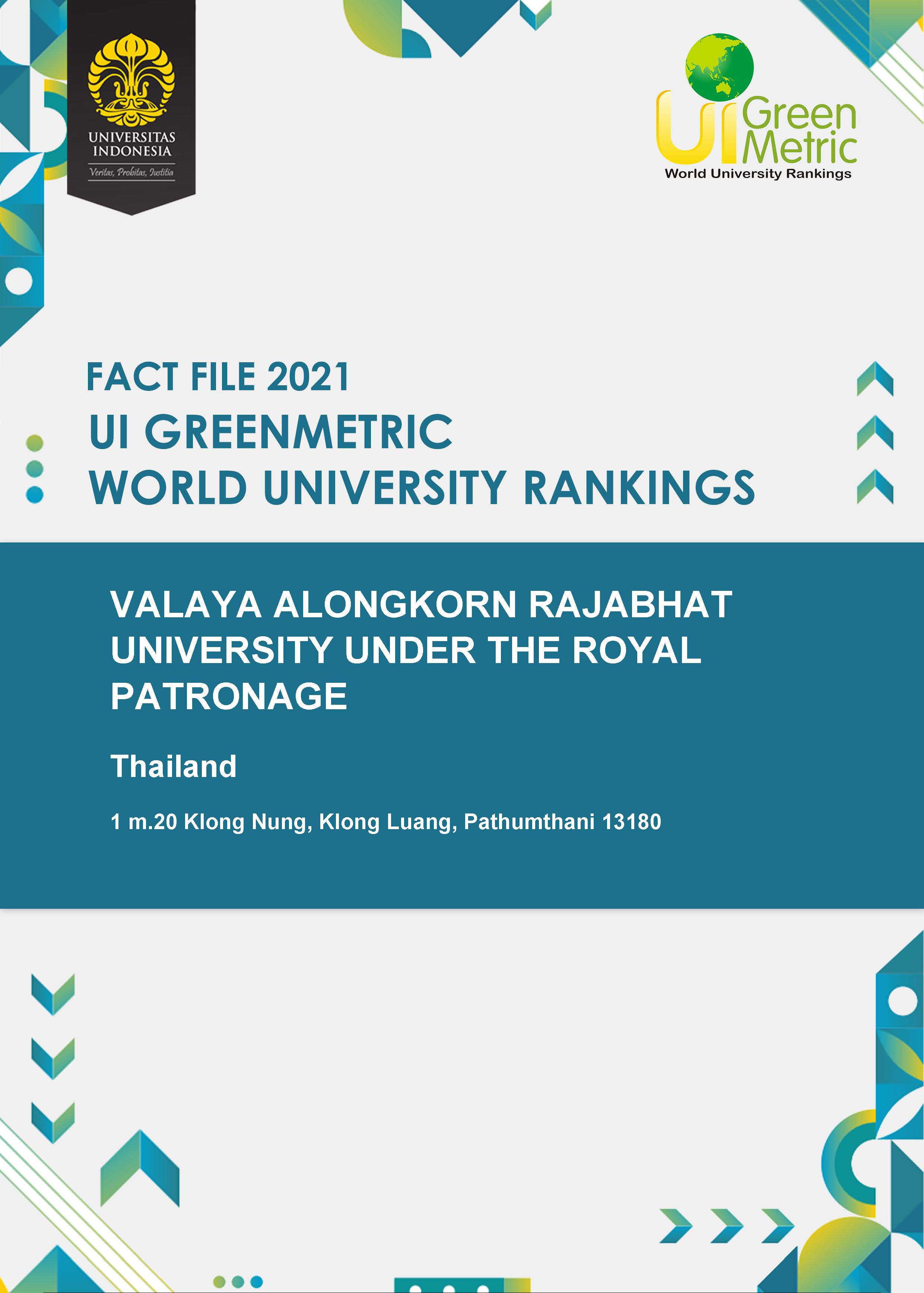 Report – VRU For Sustainable Development